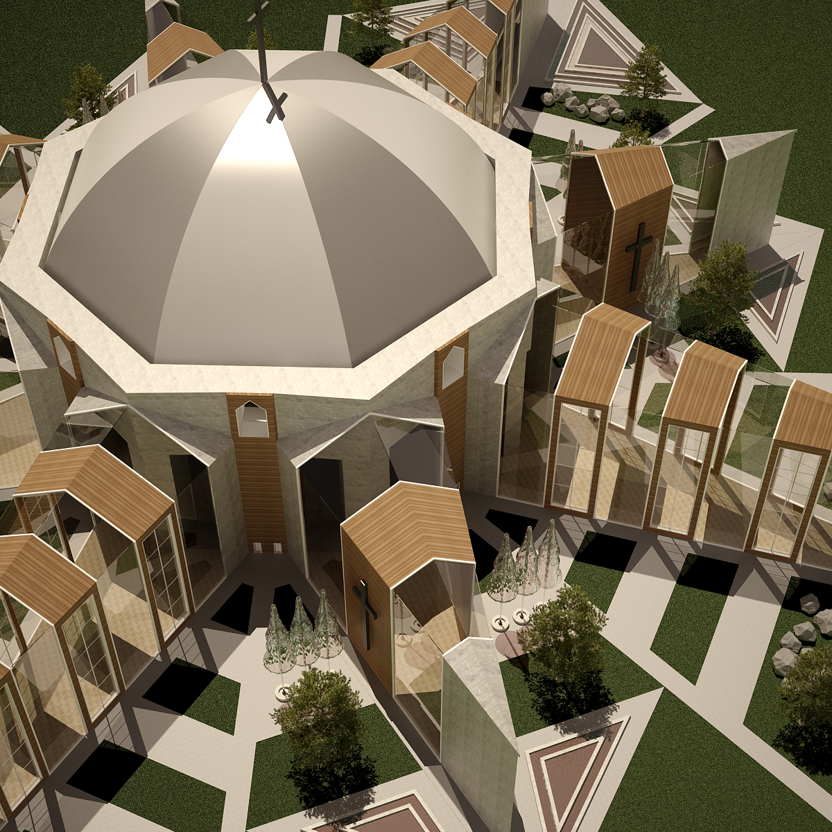 millennium church 3d model