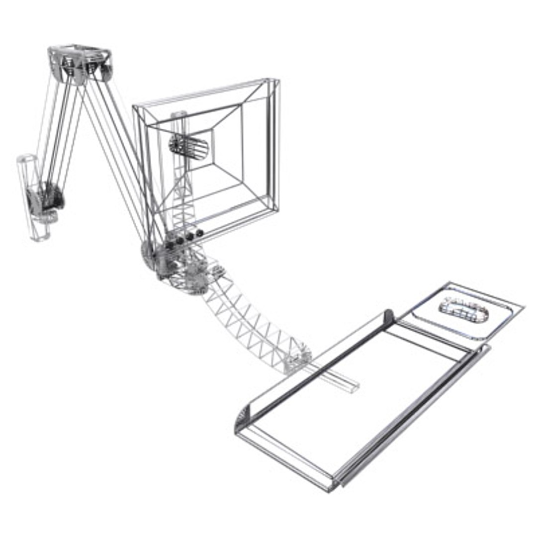 3d Model Wall Articulated Arm