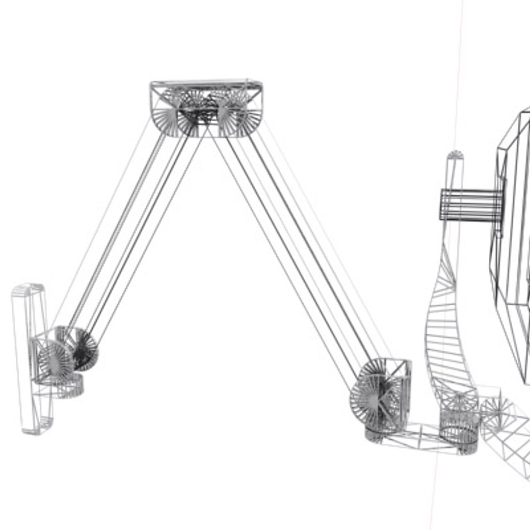 3d Model Wall Articulated Arm