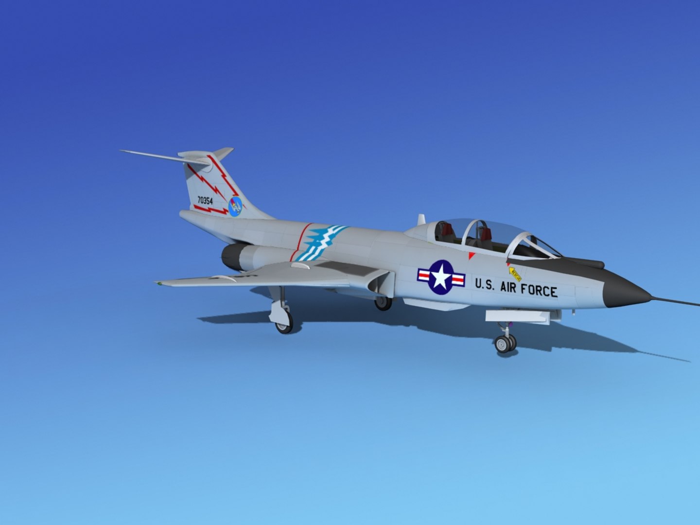 F-101 Voodoo Jet Fighters 3d Max