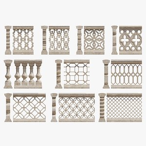 3D Balustrade Models | TurboSquid
