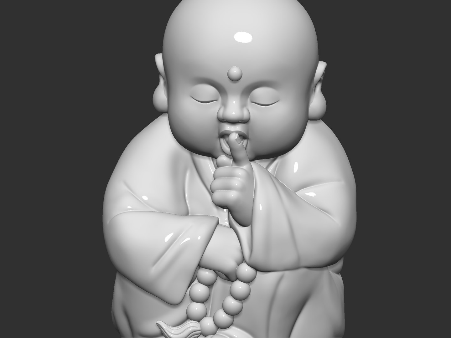 Little Monk 3D - TurboSquid 2037880