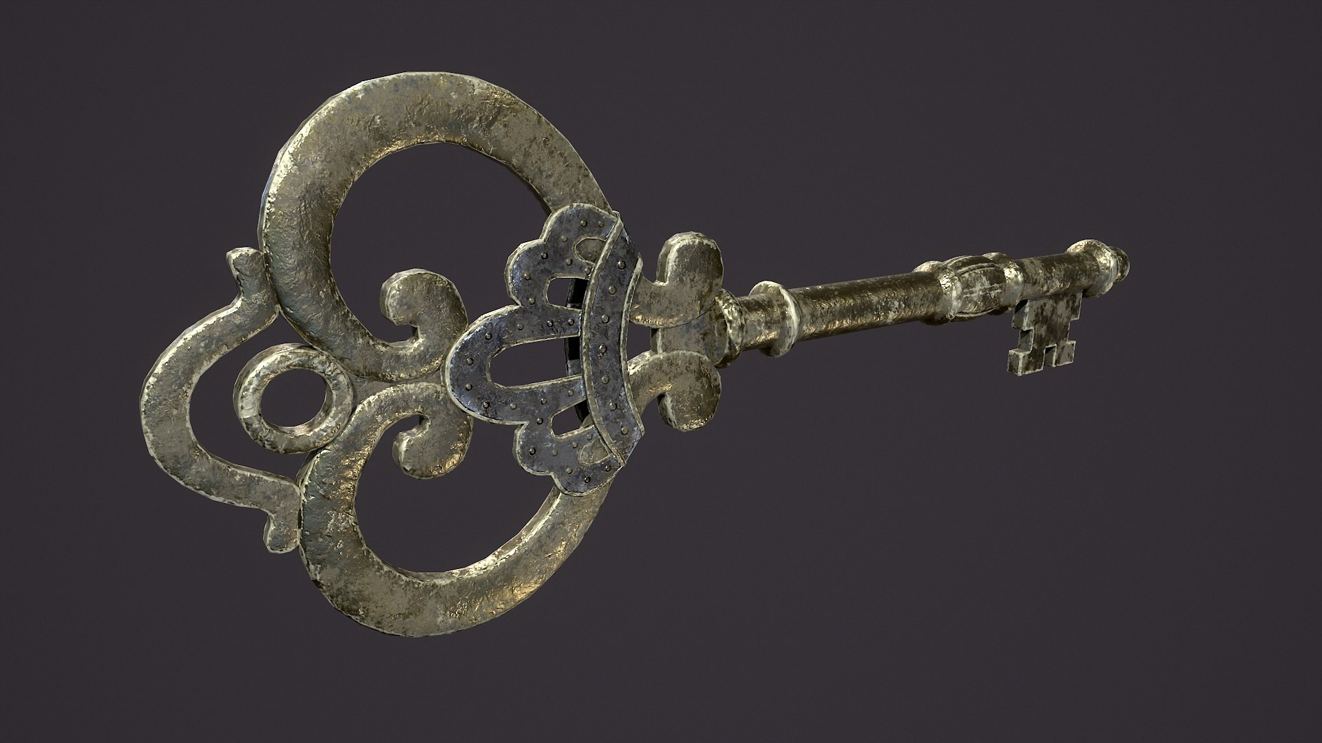 3D Medieval Skeleton Key 3 Model - TurboSquid 1758765