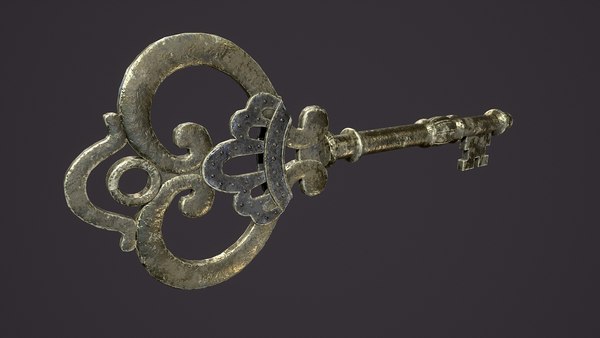 3D Medieval Skeleton Key 3 model - TurboSquid 1758765
