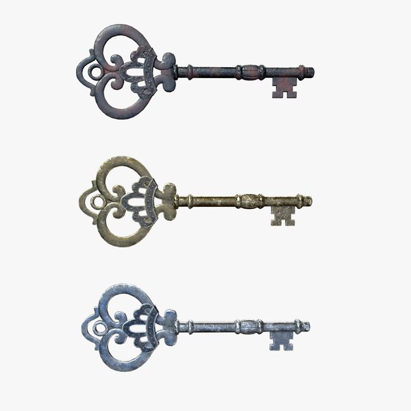 3D Medieval Skeleton Key 3 model - TurboSquid 1758765