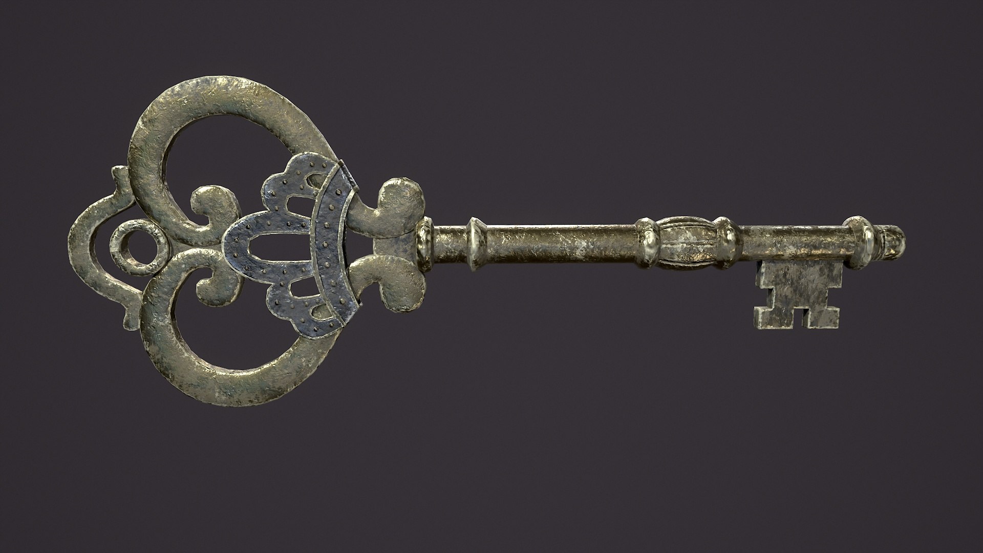 3D Medieval Skeleton Key 3 Model - TurboSquid 1758765