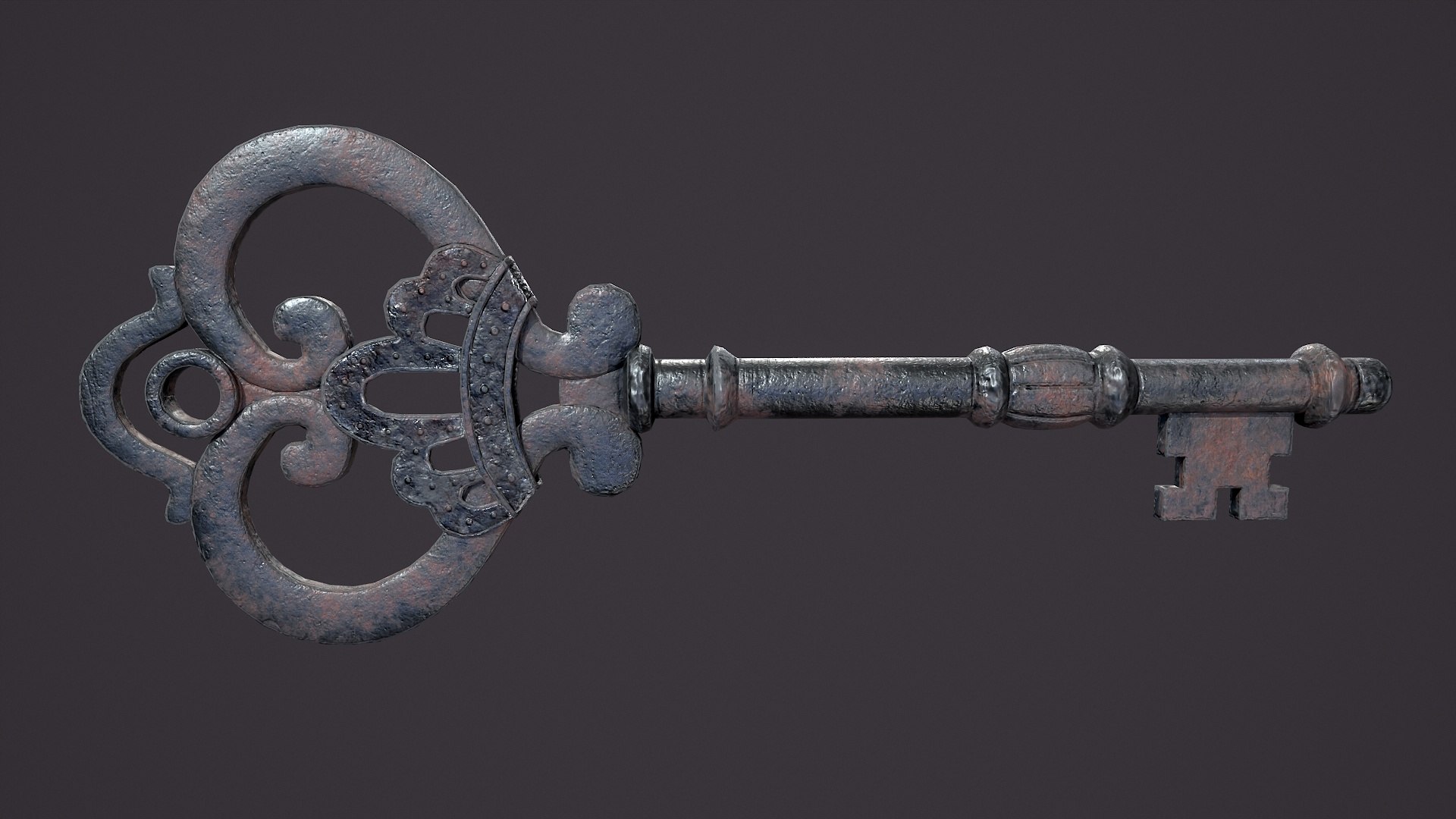3D Medieval Skeleton Key 3 Model - TurboSquid 1758765