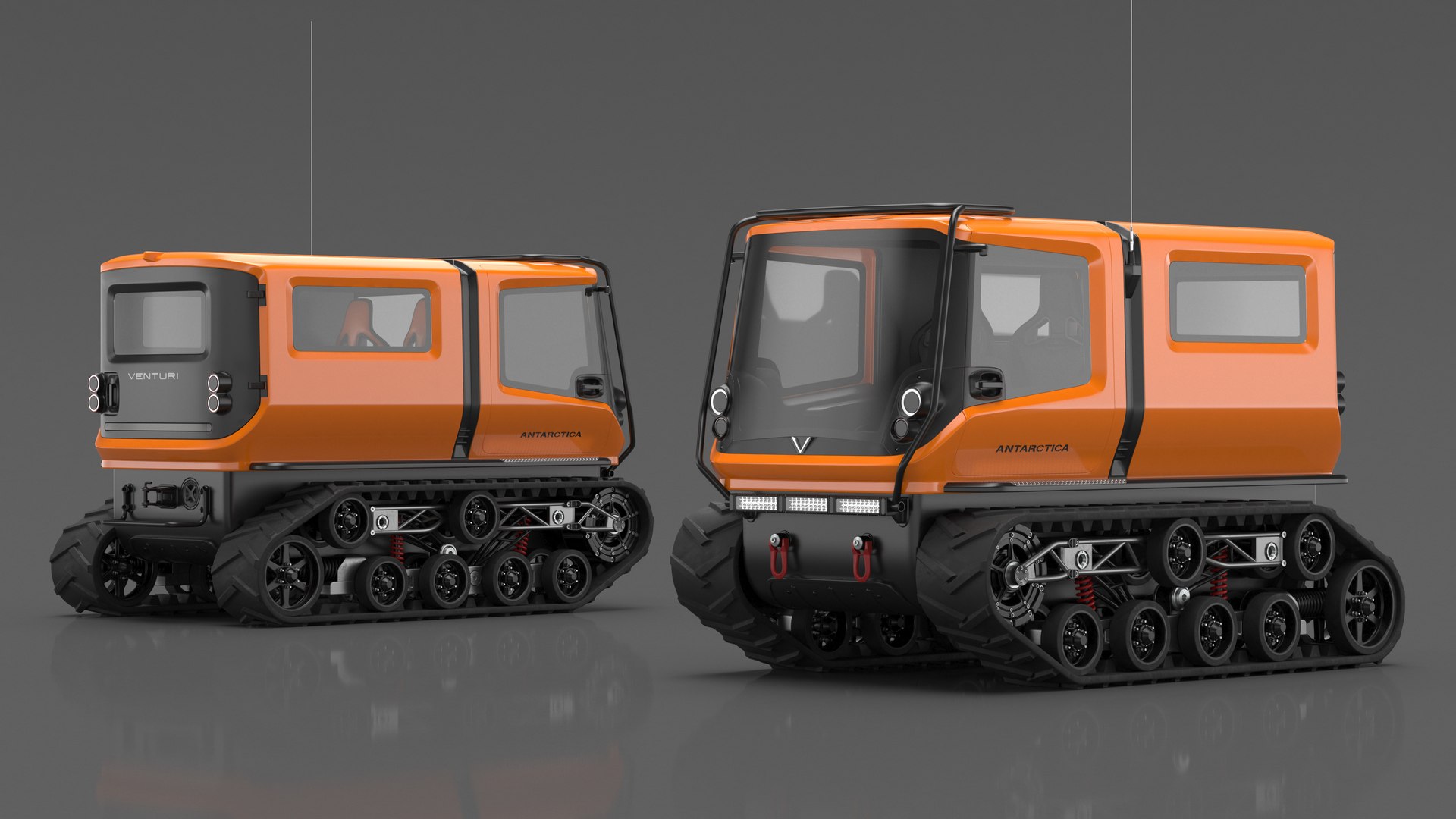 Venturi Antarctica Vehicle Simple Interior Rigged for Cinema 4D 3D ...