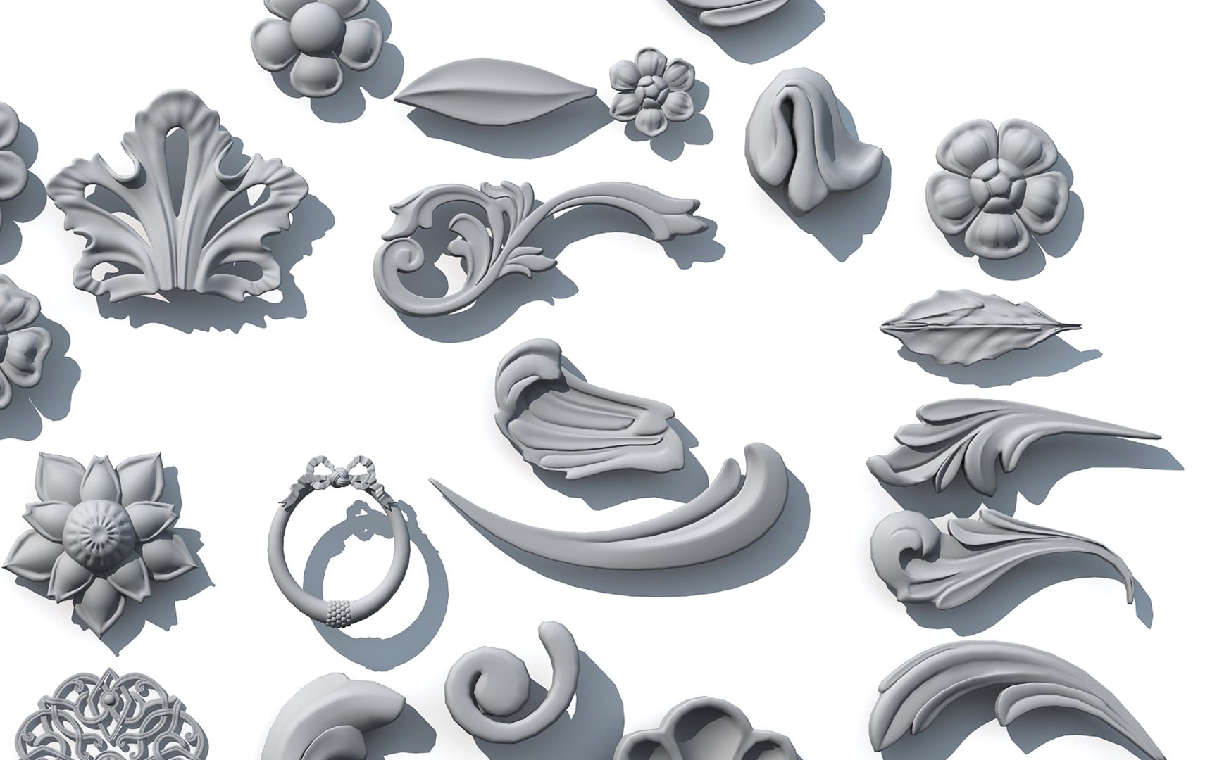 European style carving 3D model - TurboSquid 2129441