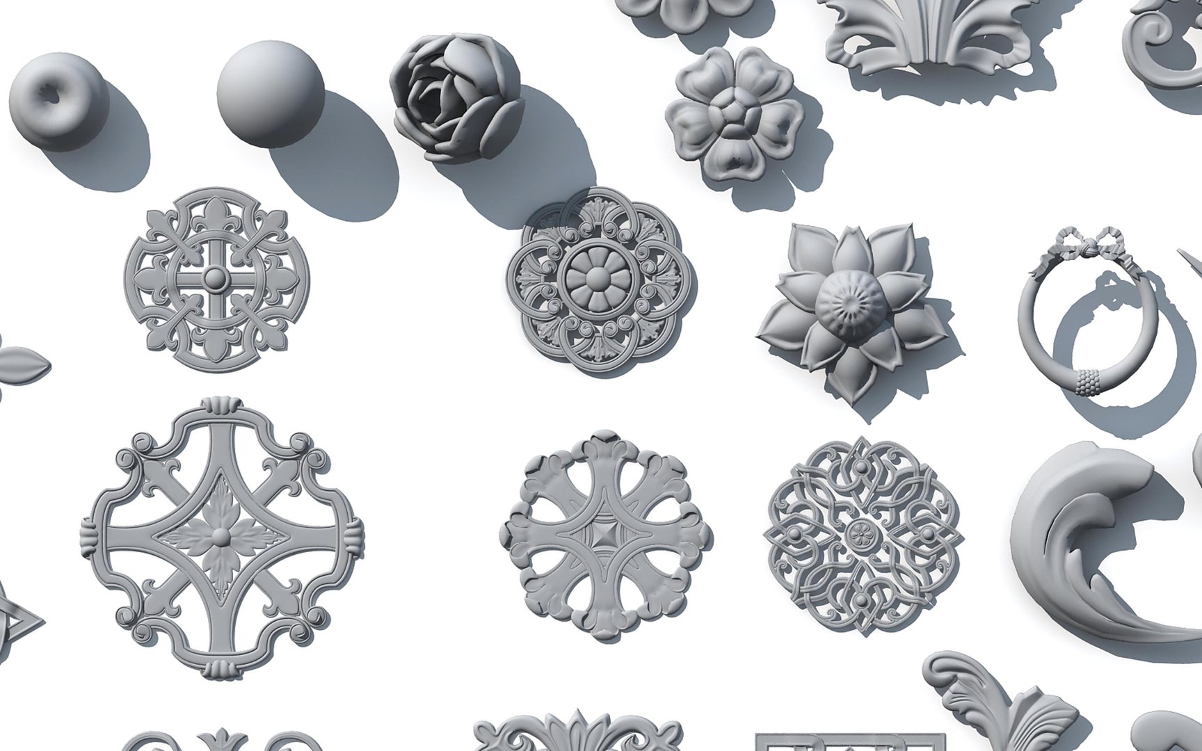 European style carving 3D model - TurboSquid 2129441