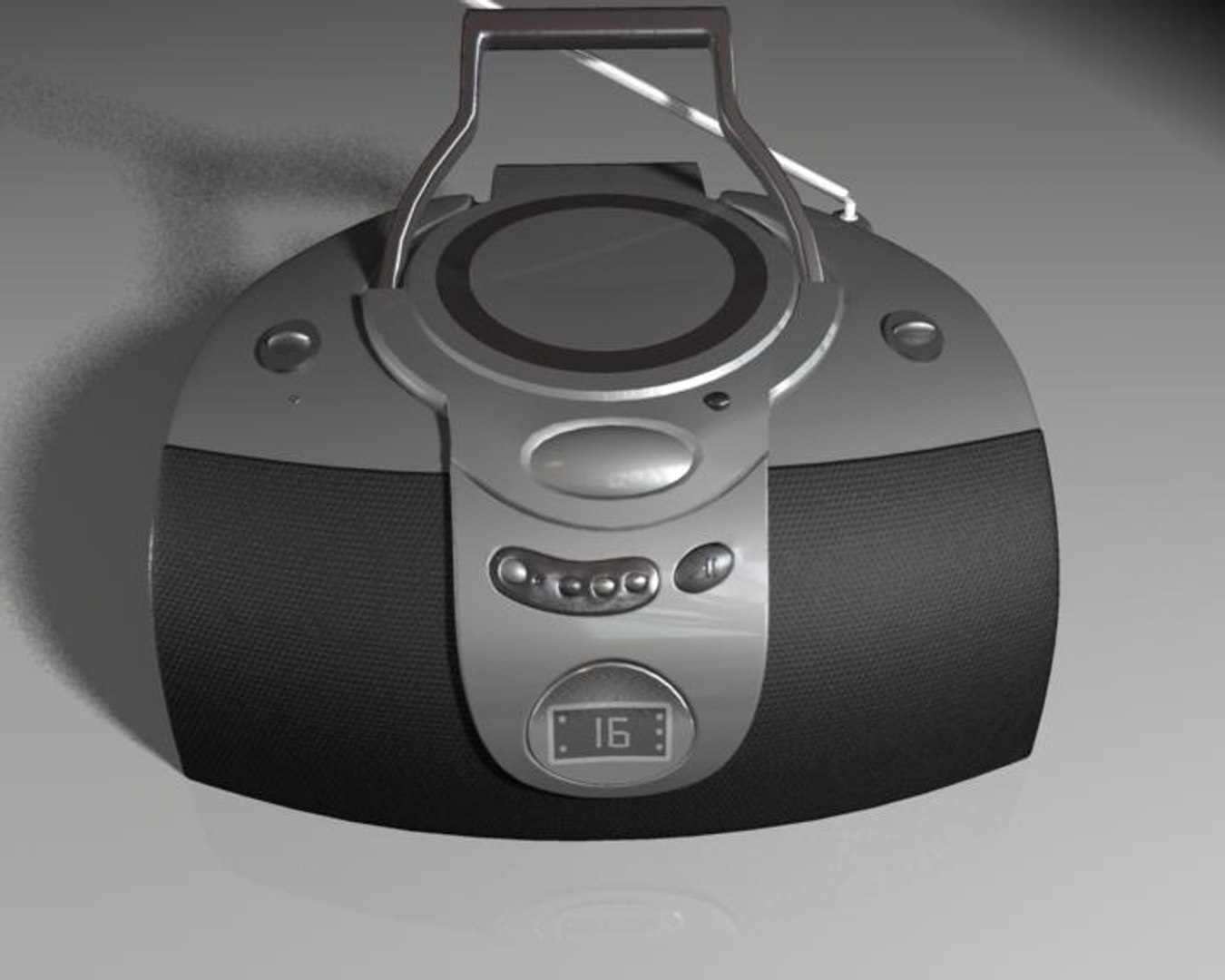Boom Box 3d Model
