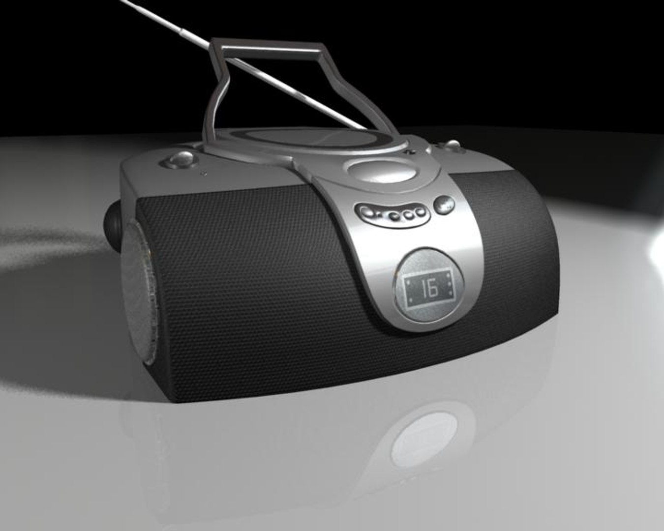 Boom Box 3d Model