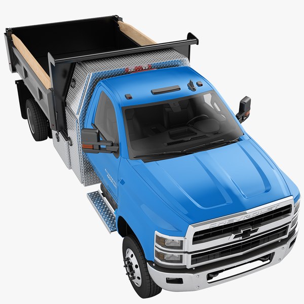 2020 Chevrolet Silverado 6500HD Dump Truck 03 model - TurboSquid 2038981