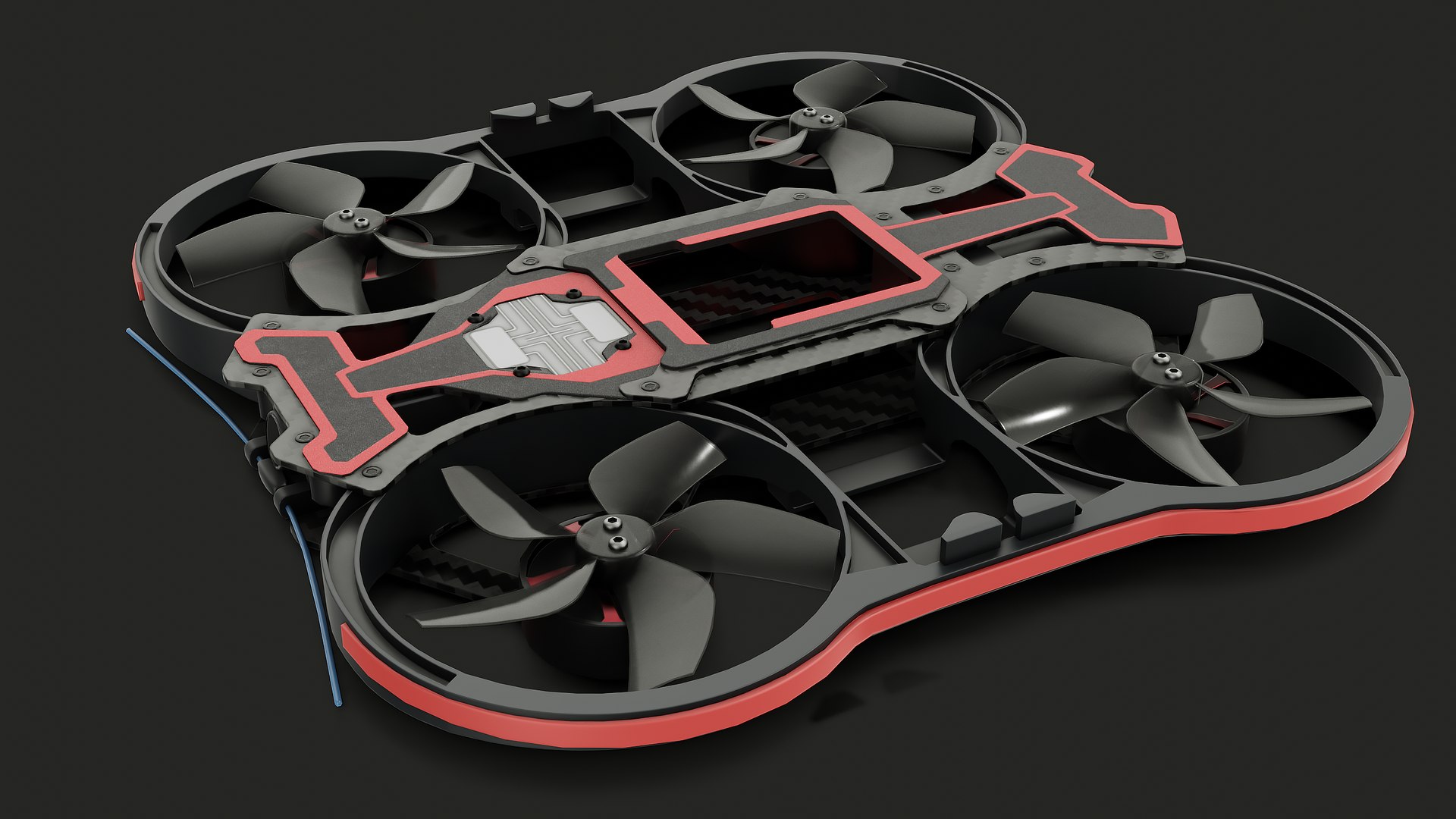 3D Modern Quadcopter Drone - TurboSquid 2032873