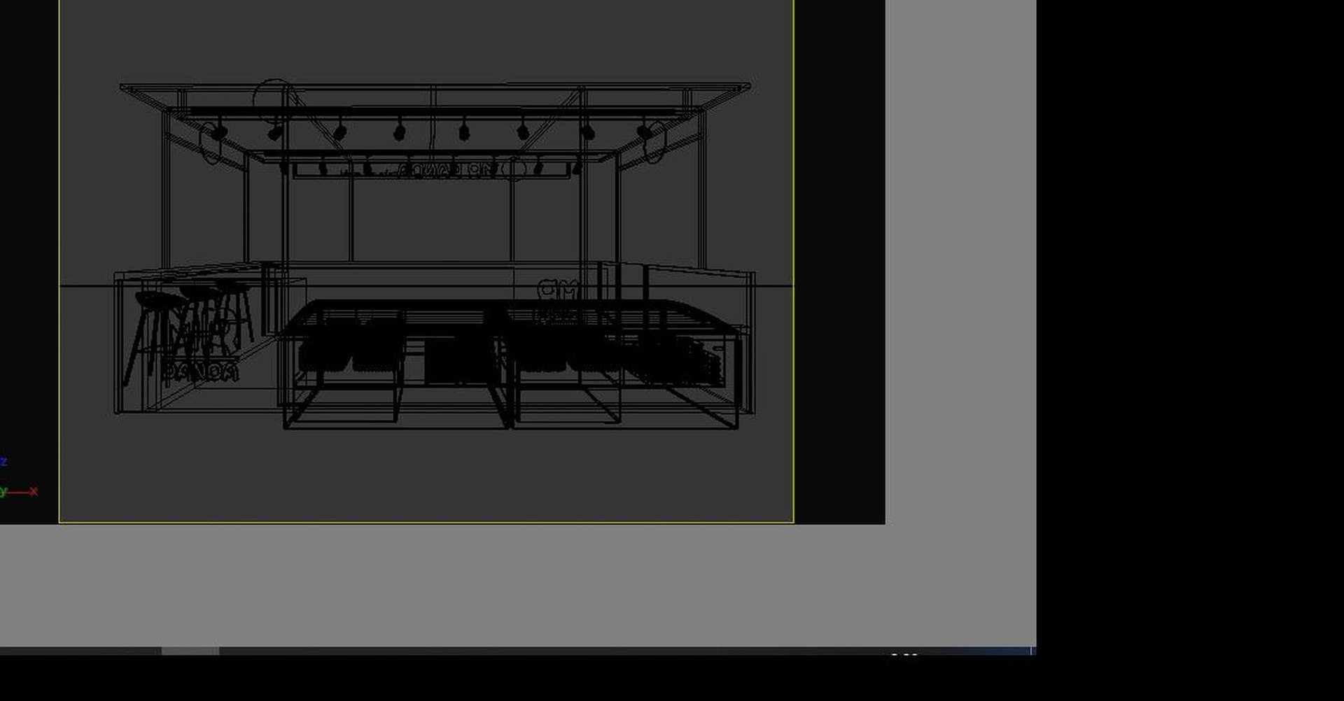 3D Shop Catering bar Modern Snack - TurboSquid 2111216