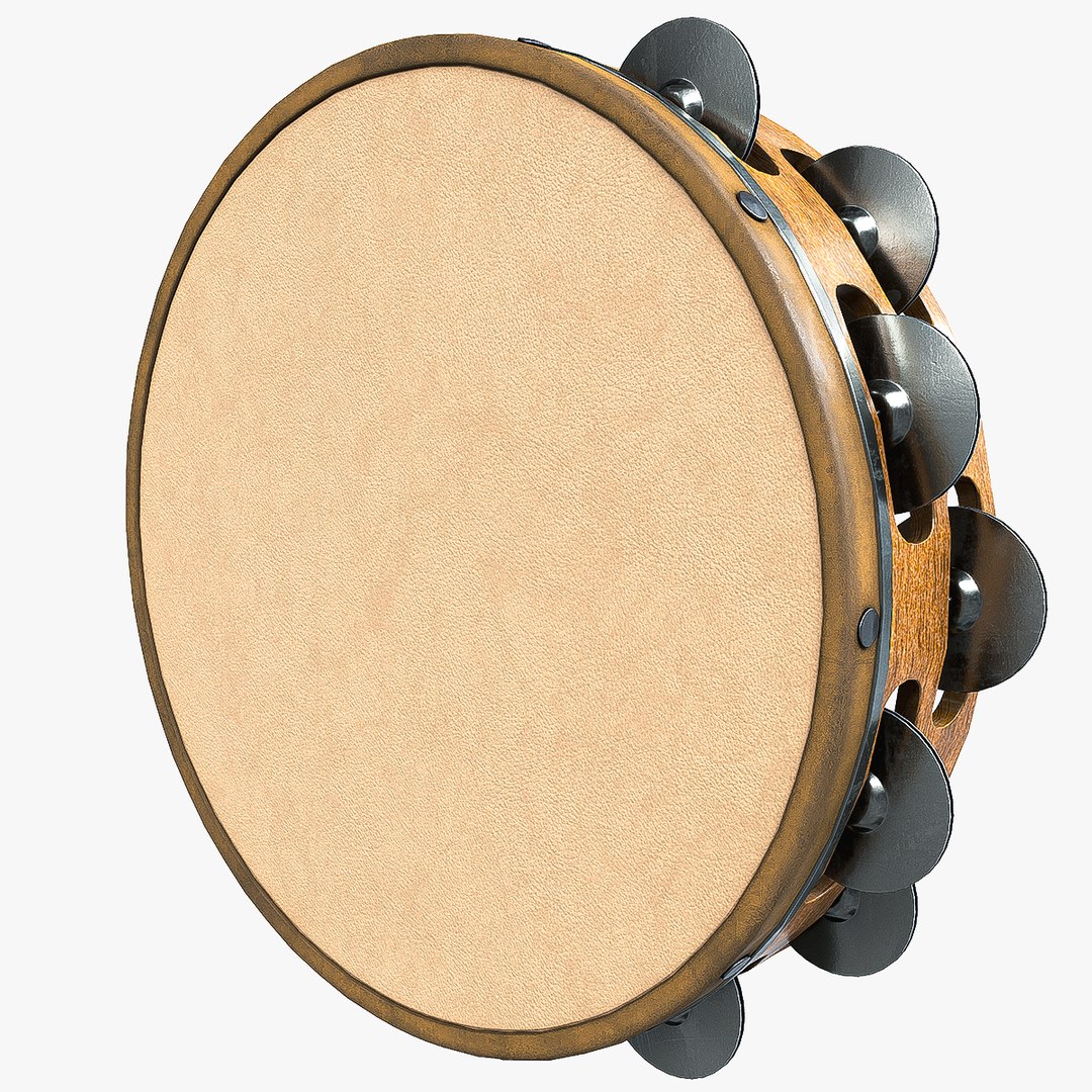Wood Tambourine 3D Model - TurboSquid 1893570