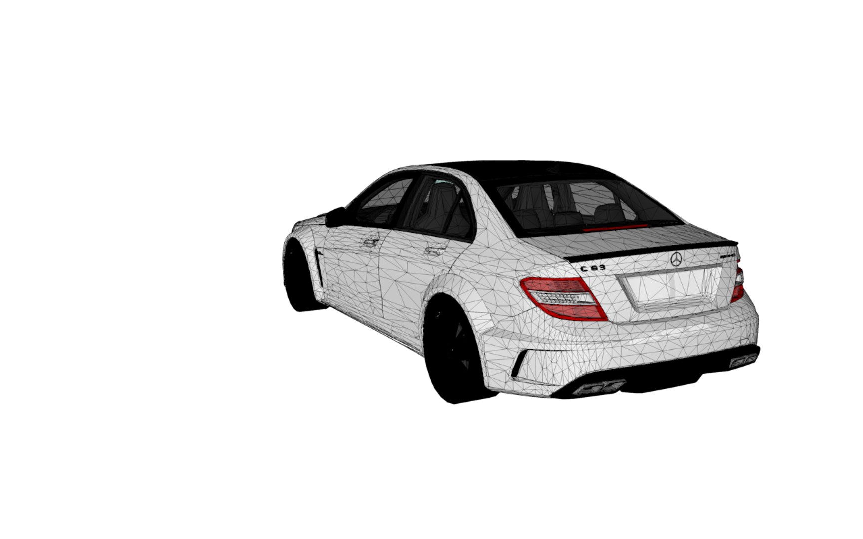 Mercedes-benz C63 Amg 3d C4d