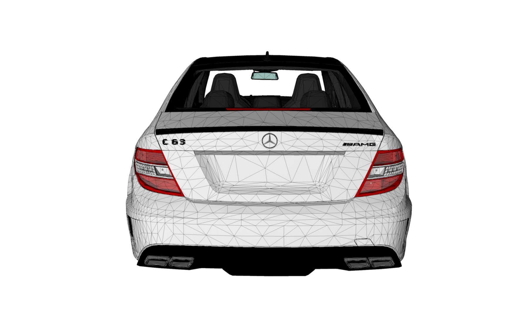 Mercedes-benz C63 Amg 3d C4d