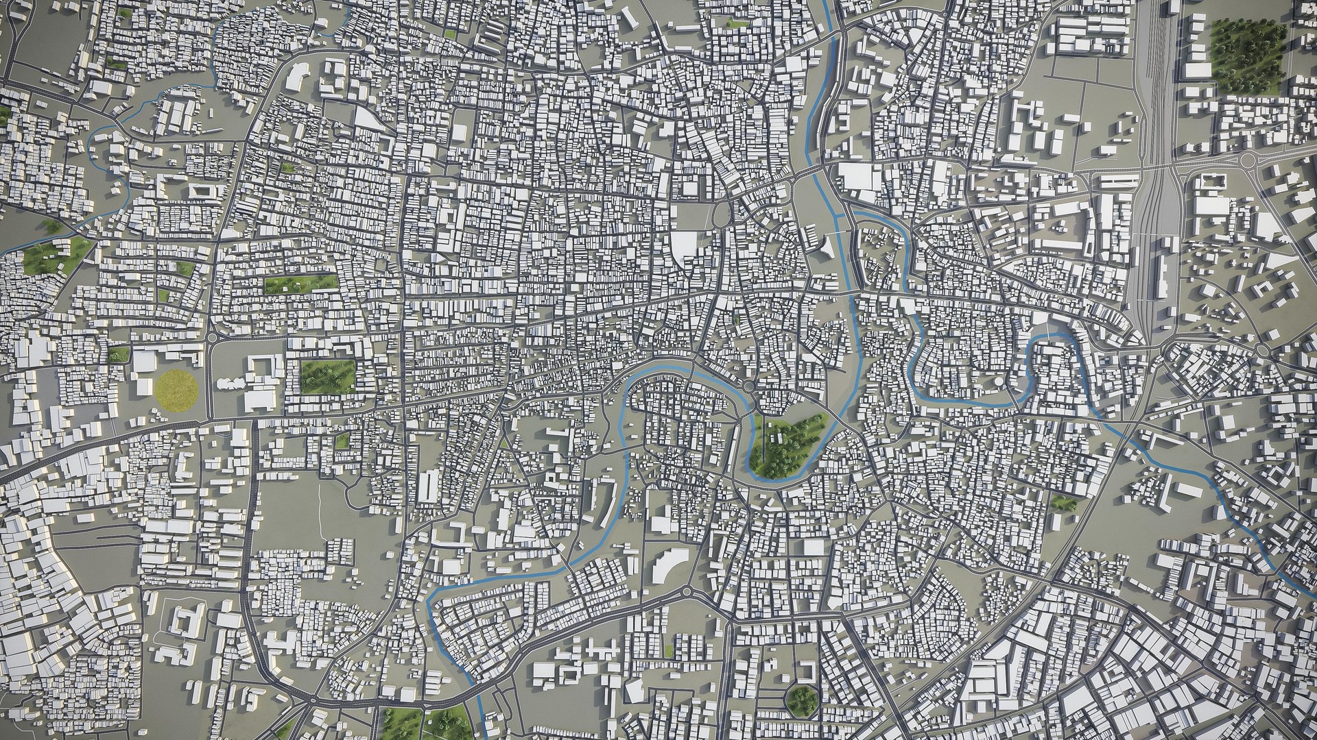 Indore Surrounding - 3D - TurboSquid 1511340