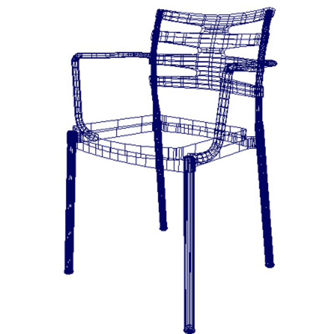 Chair Fritz Hansen Ice 3d Model