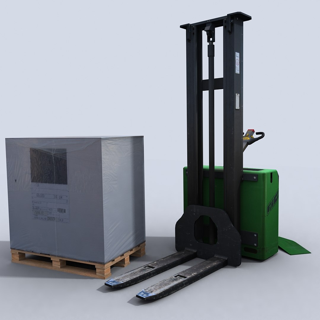 Pallet Stacker 3d Model