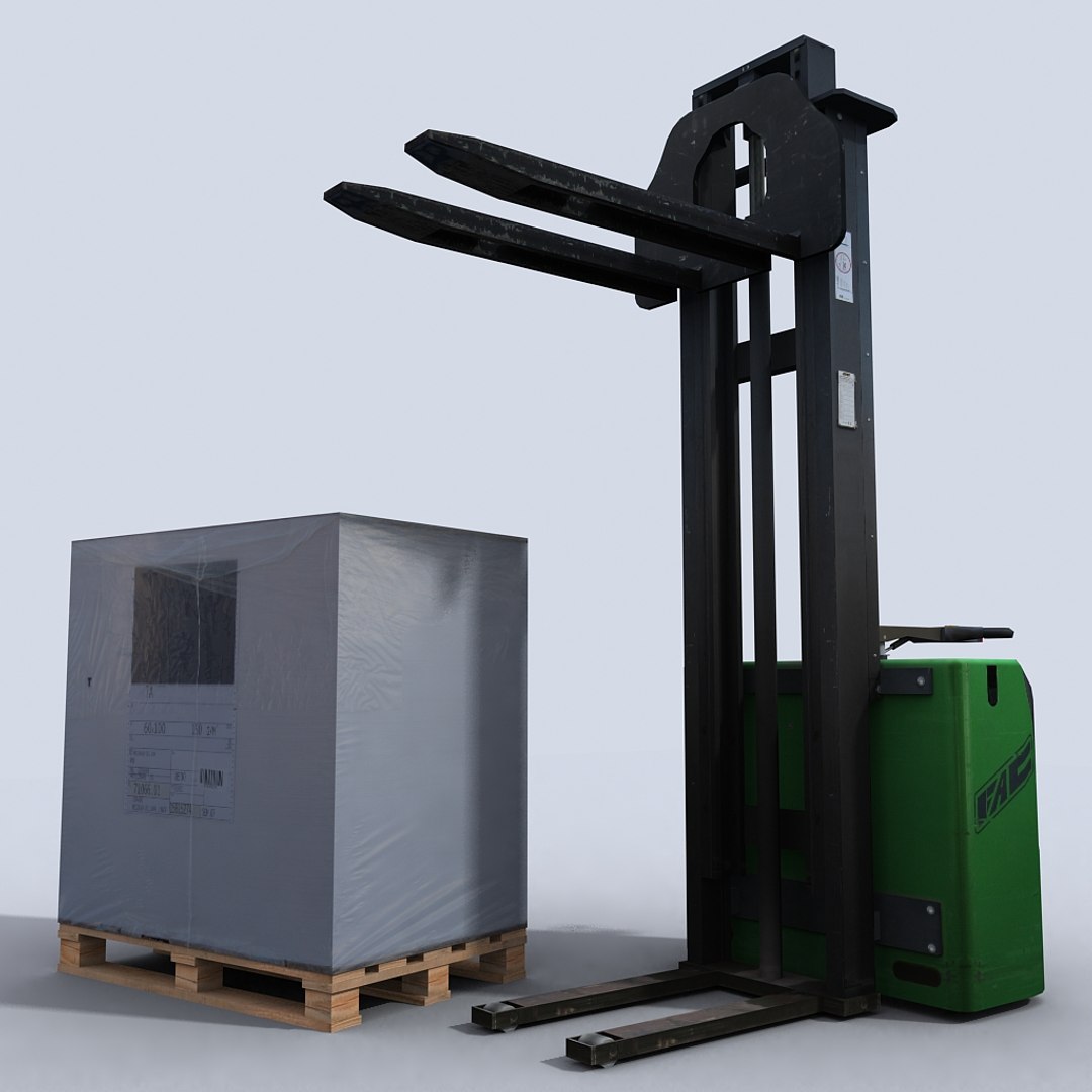 Pallet Stacker 3d Model