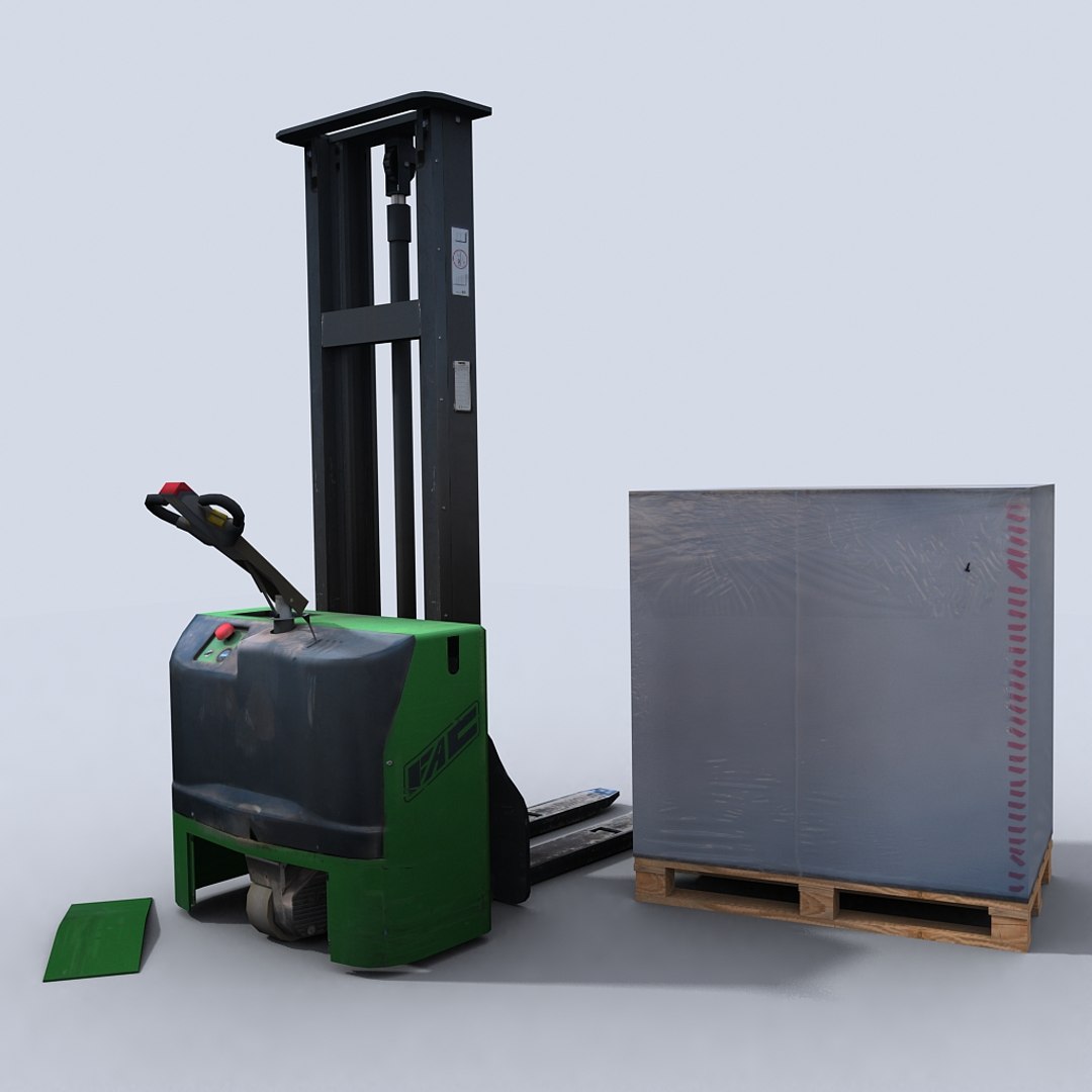 Pallet Stacker 3d Model