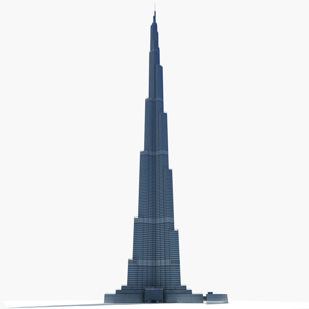 3d dubai tower skyscraper model