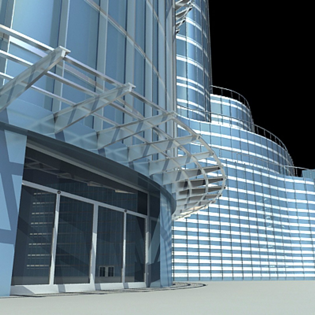 3d dubai tower skyscraper model