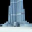 3d dubai tower skyscraper model
