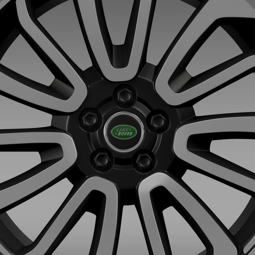 3d 3ds Rangerover V8 Rim