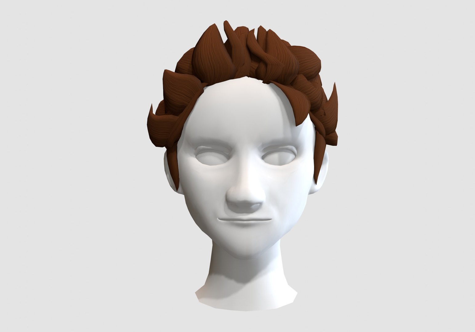 Sharp Male Hairstyle 3D Model - TurboSquid 1922859