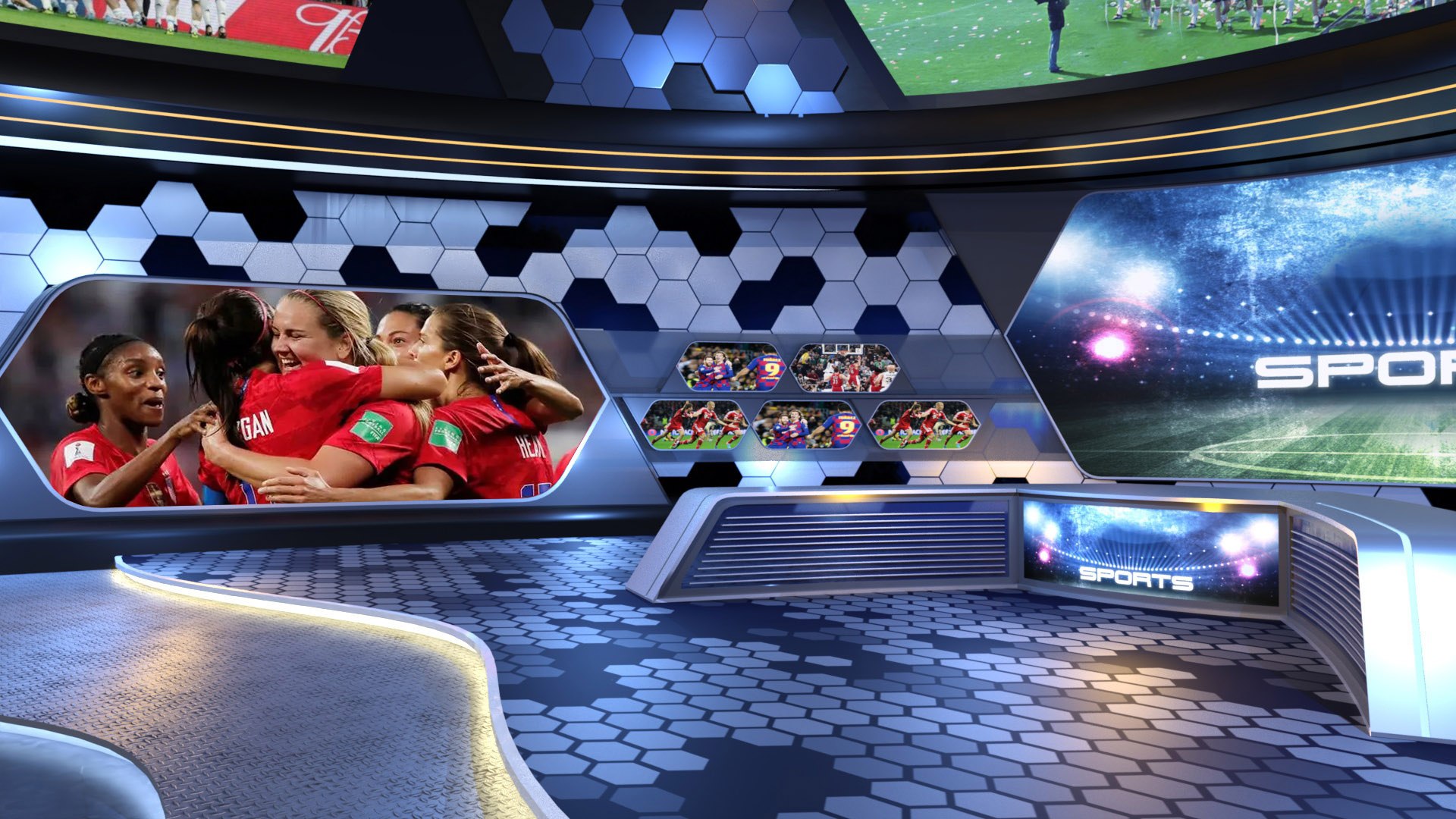 TV Studio Sports 2024 3D - TurboSquid 2236940