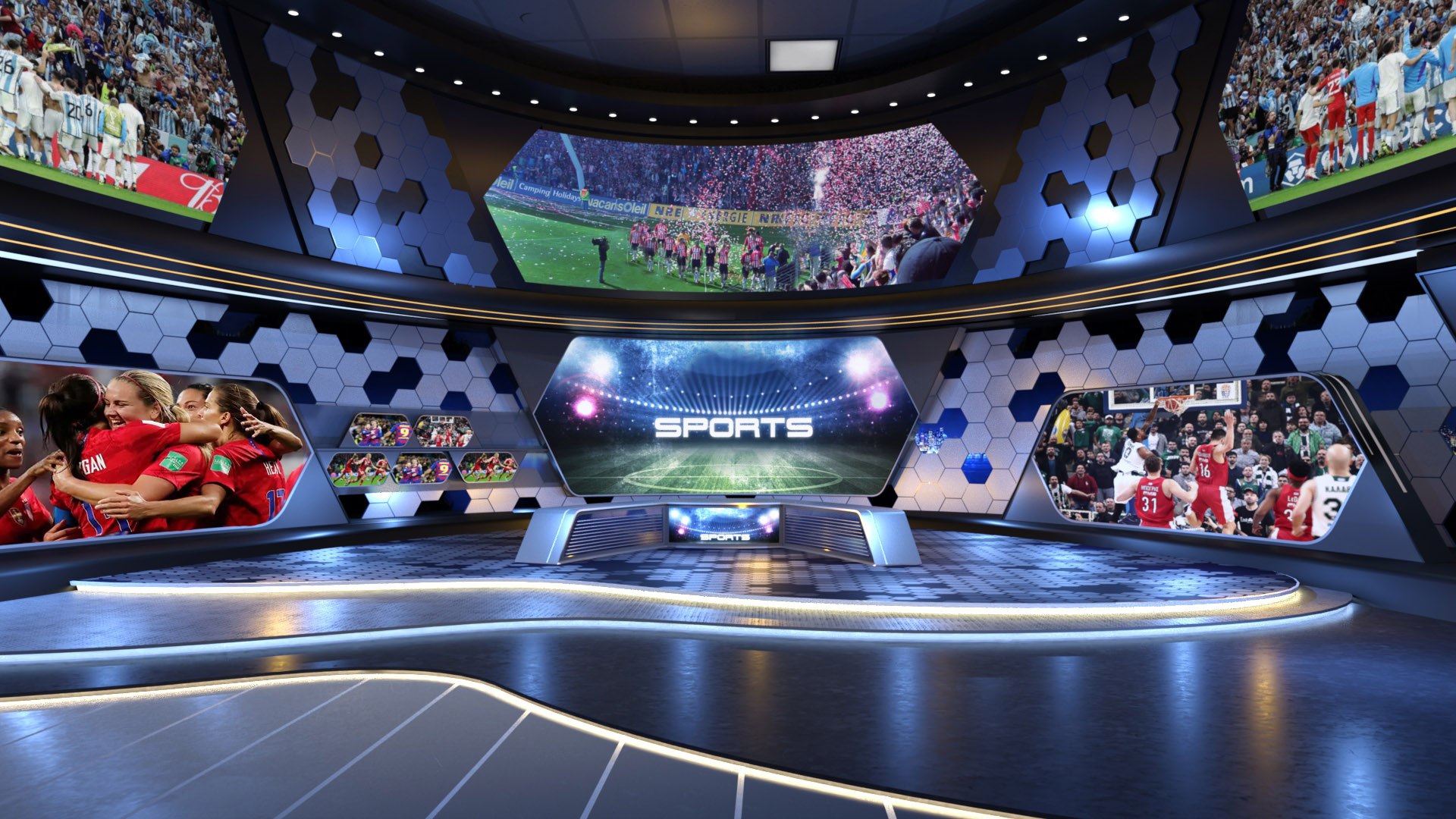 TV Studio Sports 2024 3D - TurboSquid 2236940