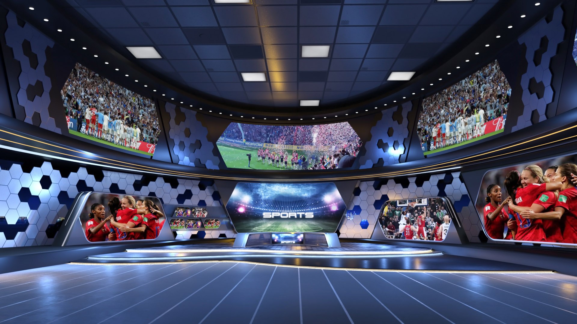 TV Studio Sports 2024 3D - TurboSquid 2236940