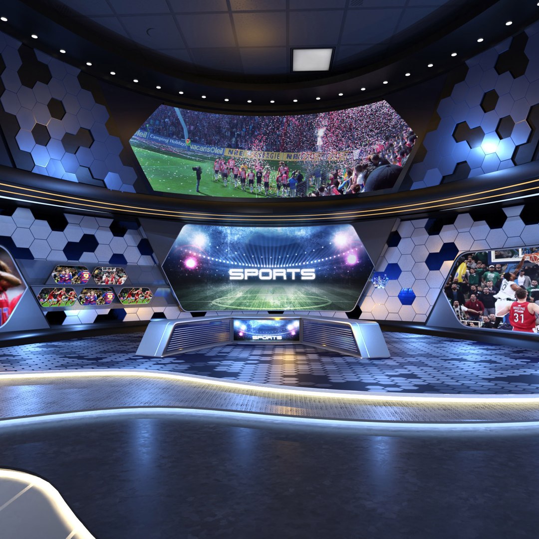 TV Studio Sports 2024 3D - TurboSquid 2236940