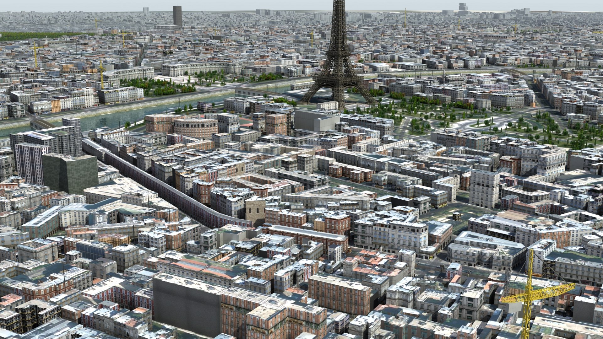 3D Paris France model - TurboSquid 2095116