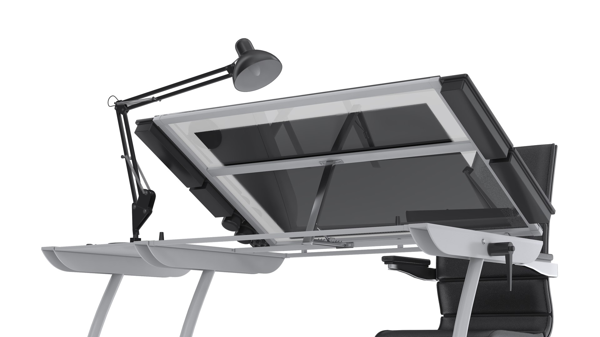 3D Drawing Table With Office Chair - TurboSquid 2317474