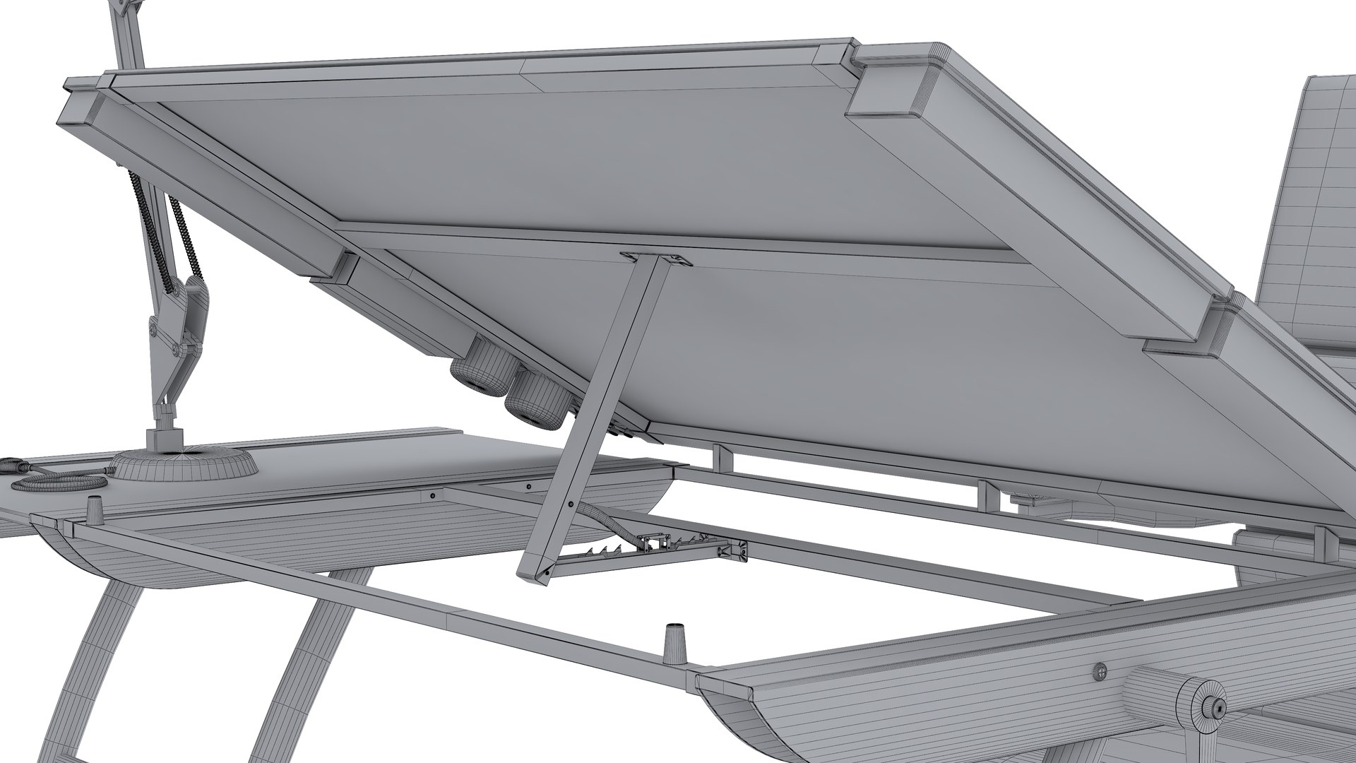 3D Drawing Table With Office Chair - TurboSquid 2317474