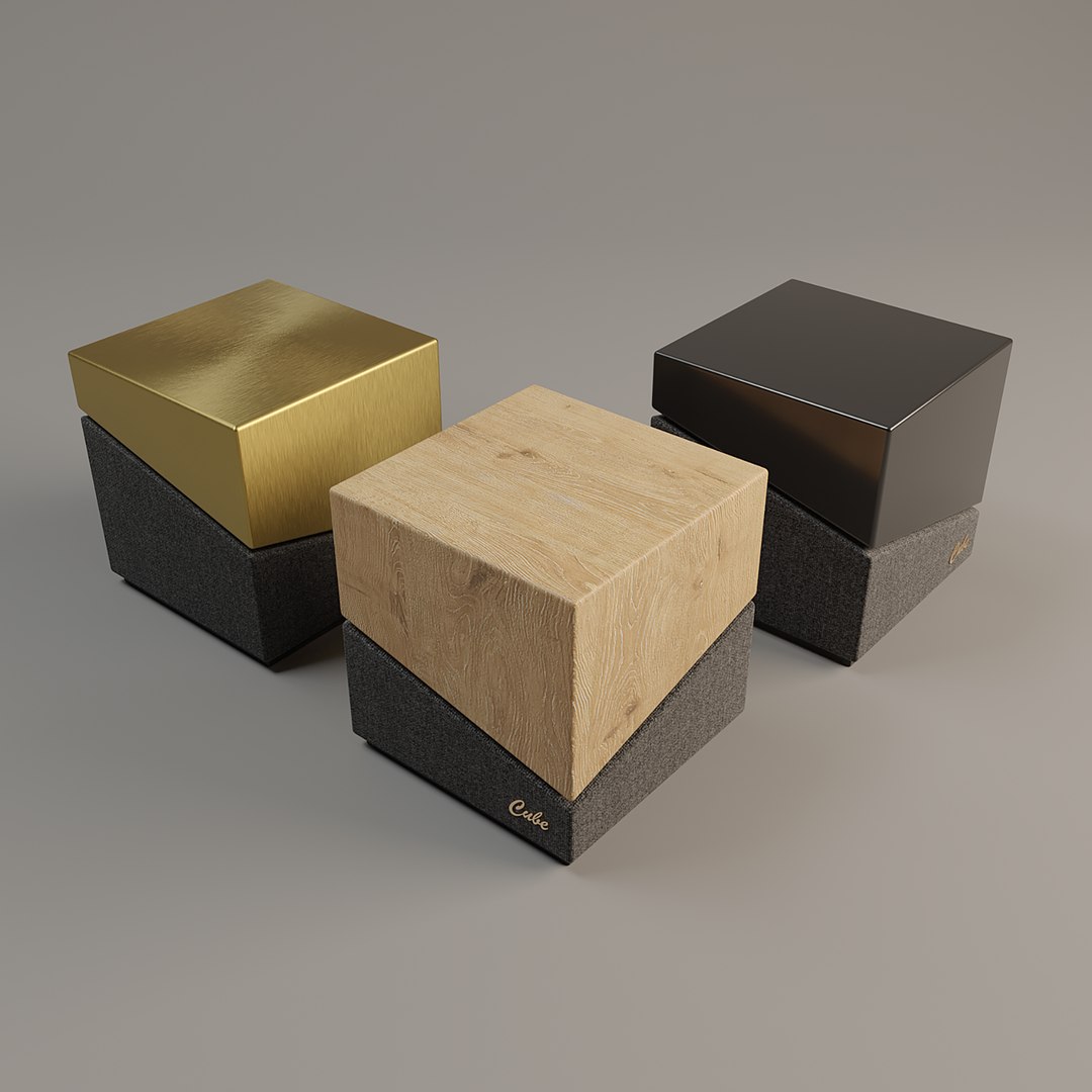 3D Cube Speaker Model - TurboSquid 2195561