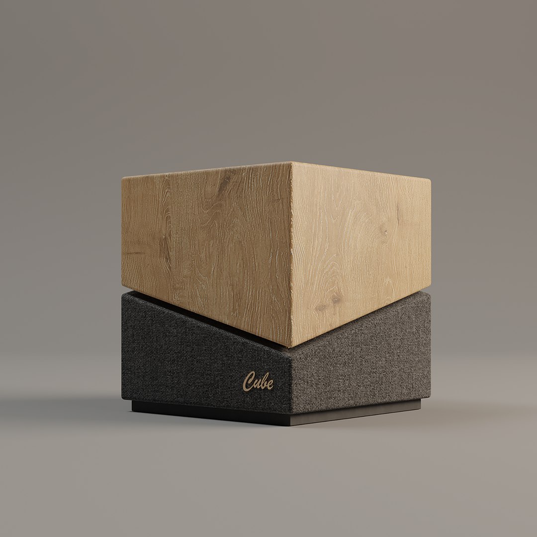 3D Cube Speaker Model - TurboSquid 2195561