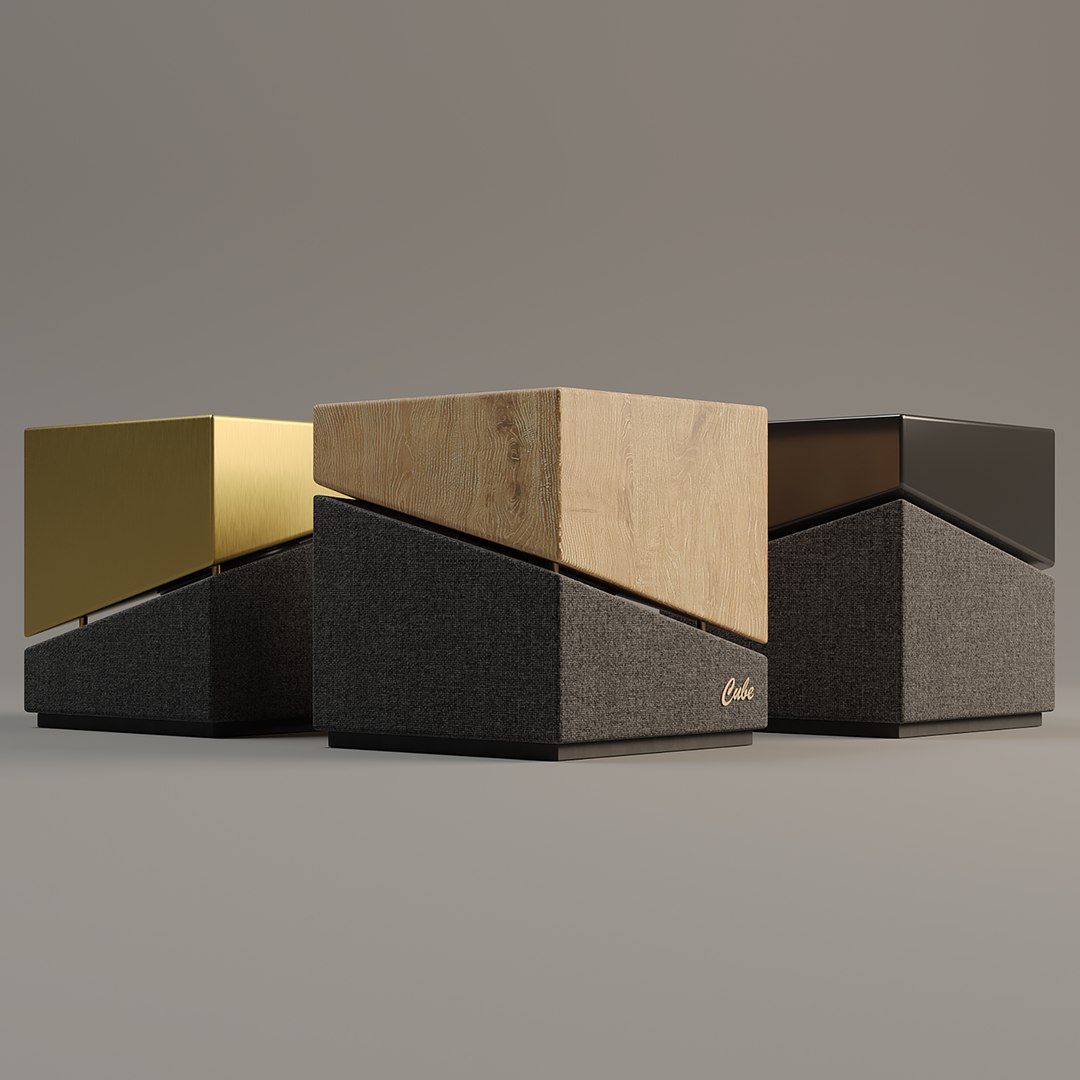 3D Cube Speaker Model - TurboSquid 2195561