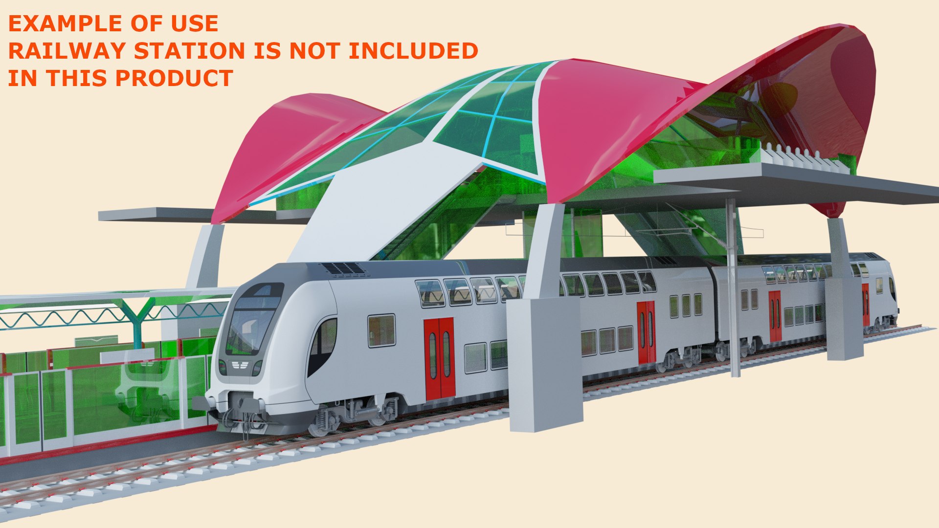 Twindexx Train Model - TurboSquid 1480637