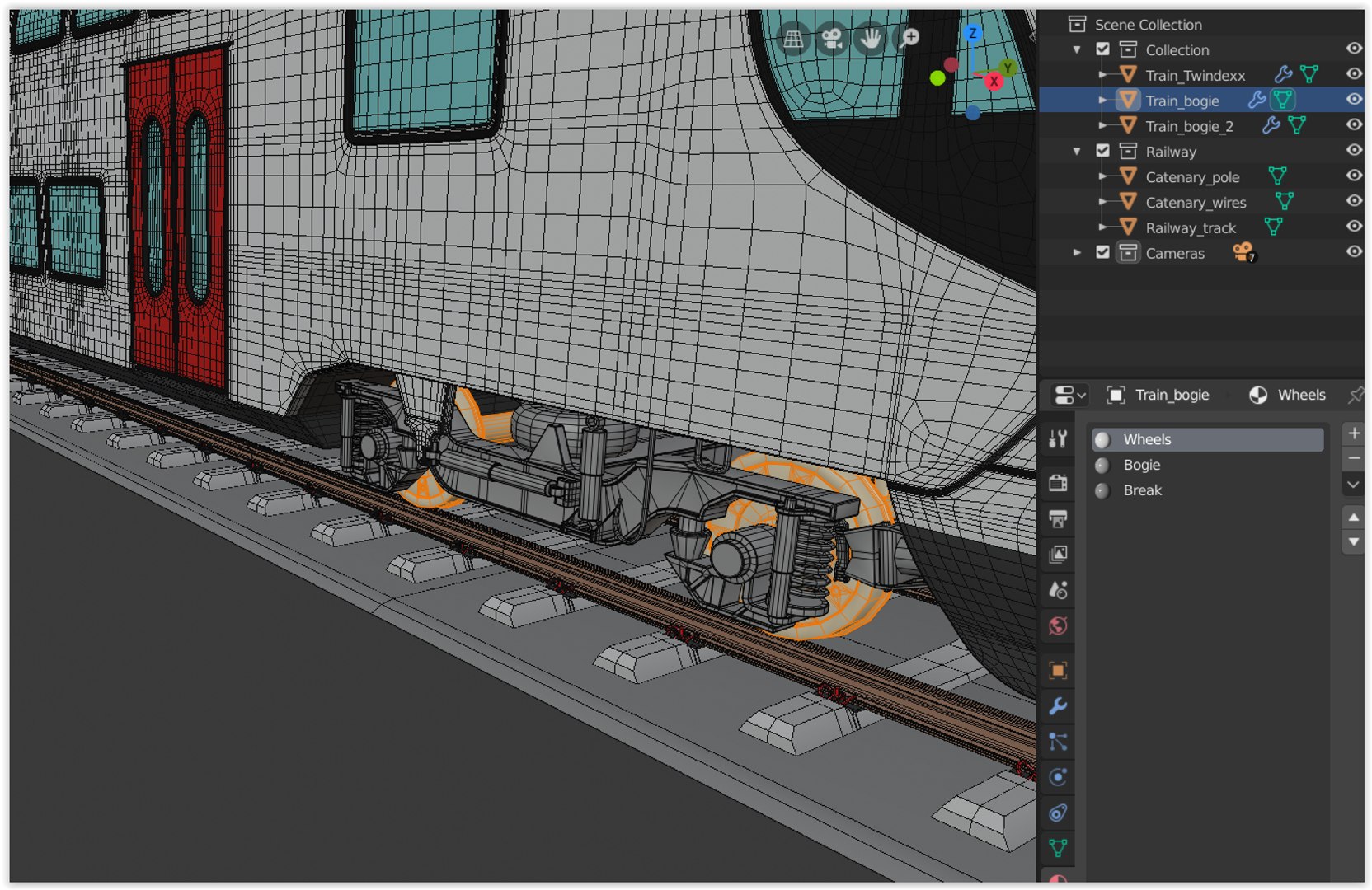Twindexx Train Model - TurboSquid 1480637