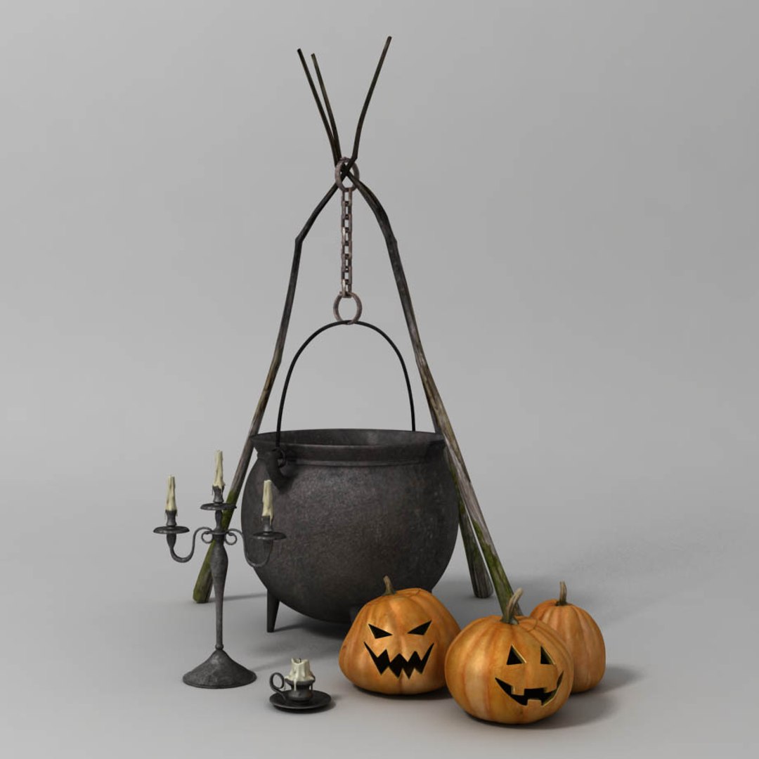 3d Halloween O Model
