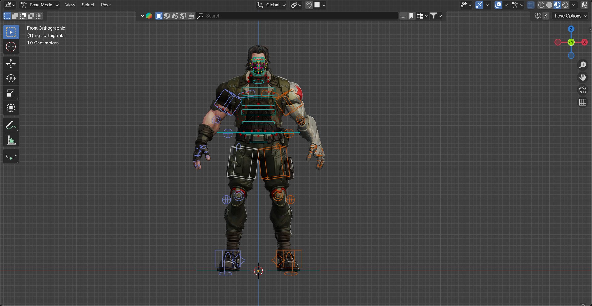 Winter Soldier Blender Rigged 3D Model - TurboSquid 2366389