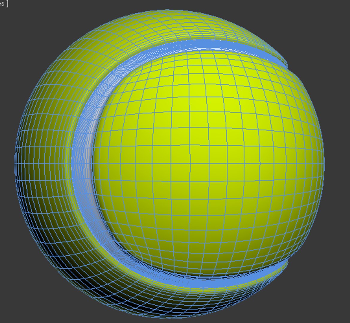 3d Model Of Tennis Ball