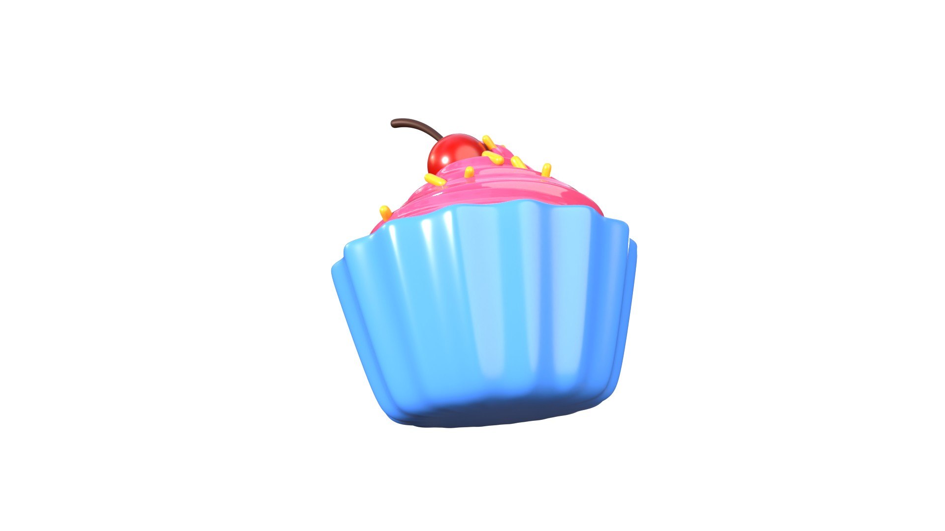 3D Cupcake 3D Illustration - TurboSquid 2235827
