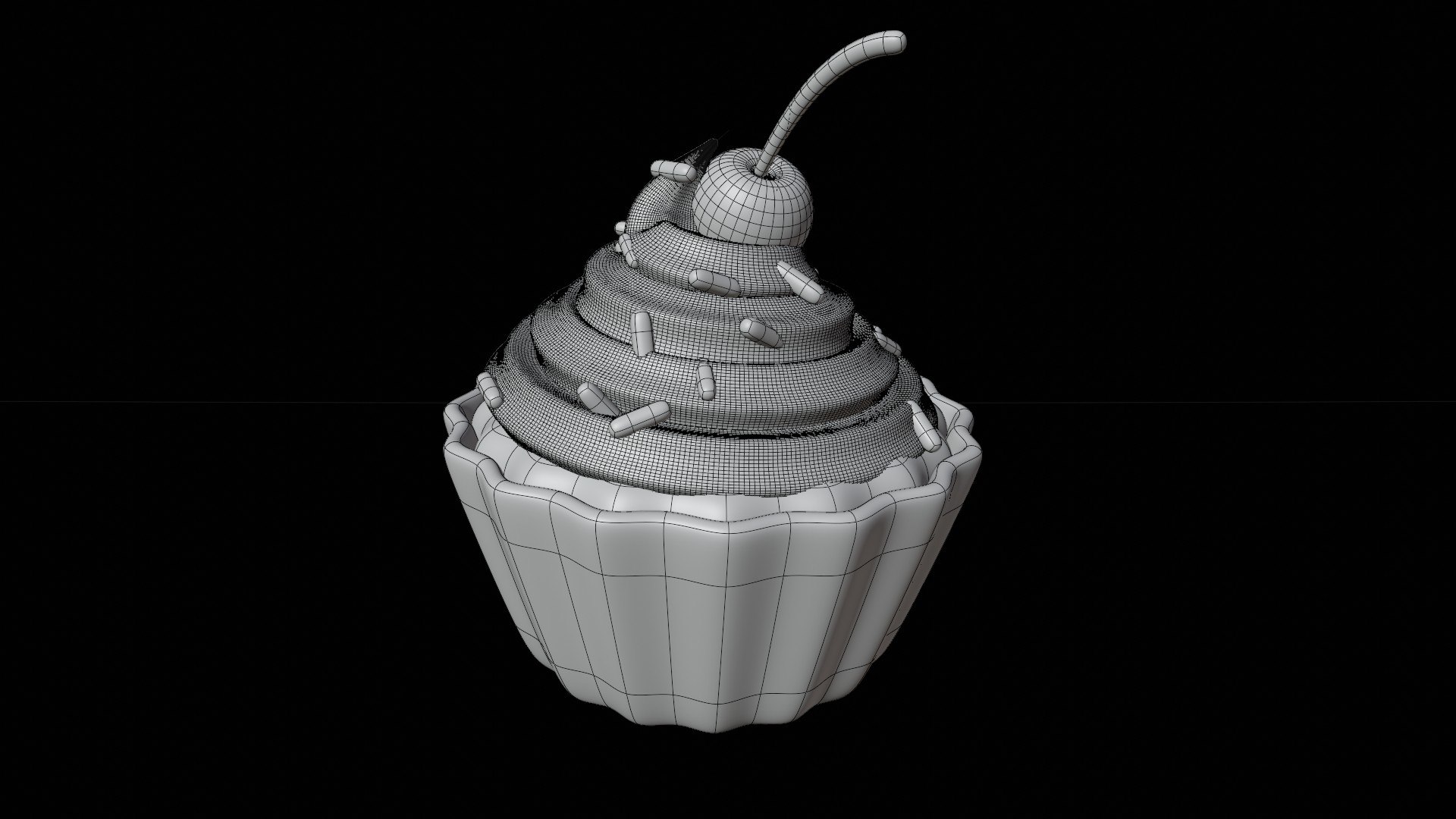 3D Cupcake 3D Illustration - TurboSquid 2235827
