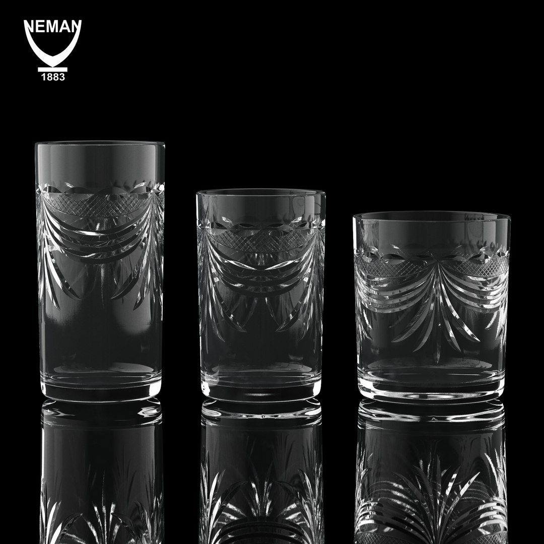 3D Glass Collection Model - TurboSquid 1951660